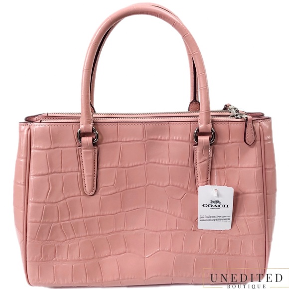 Coach | Bags | Coach Surrey Crocodile Carryall Shoulder Bag | Poshmark